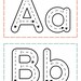 Alphabet Tracing Cards, Alphabet Letter Practice, Preschool Letter ...