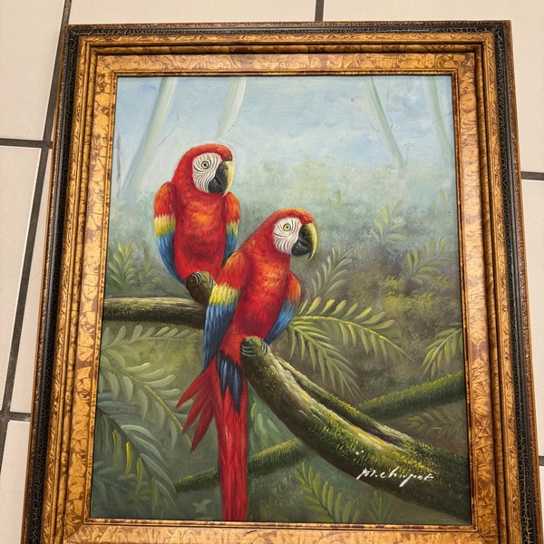 Macaw Painting Original - Etsy