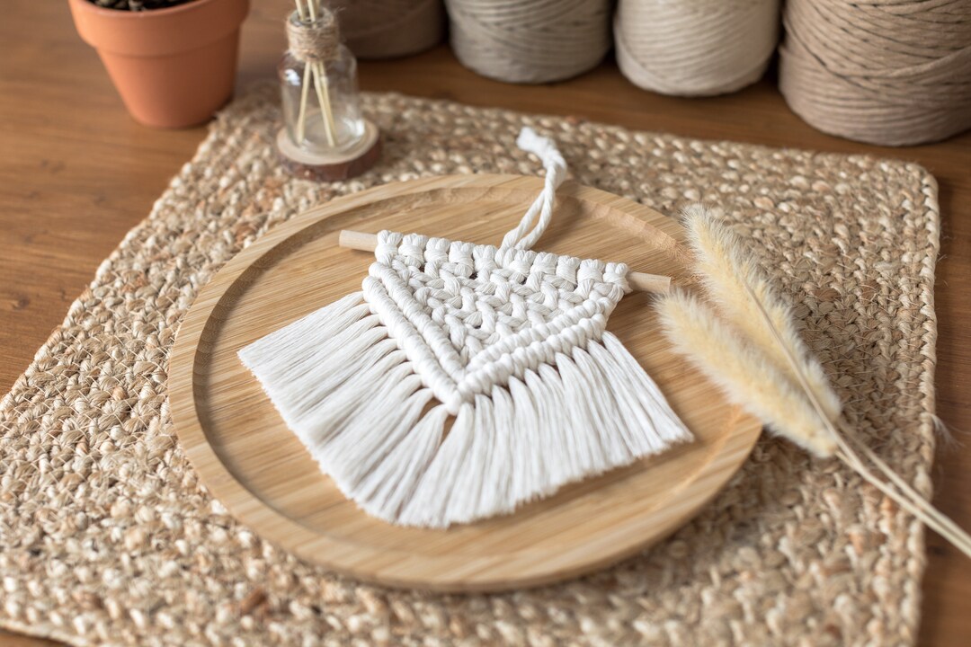 Inverted Pyramid Macrame Tapestry/home Decor/wall Decor/gifts for Her ...