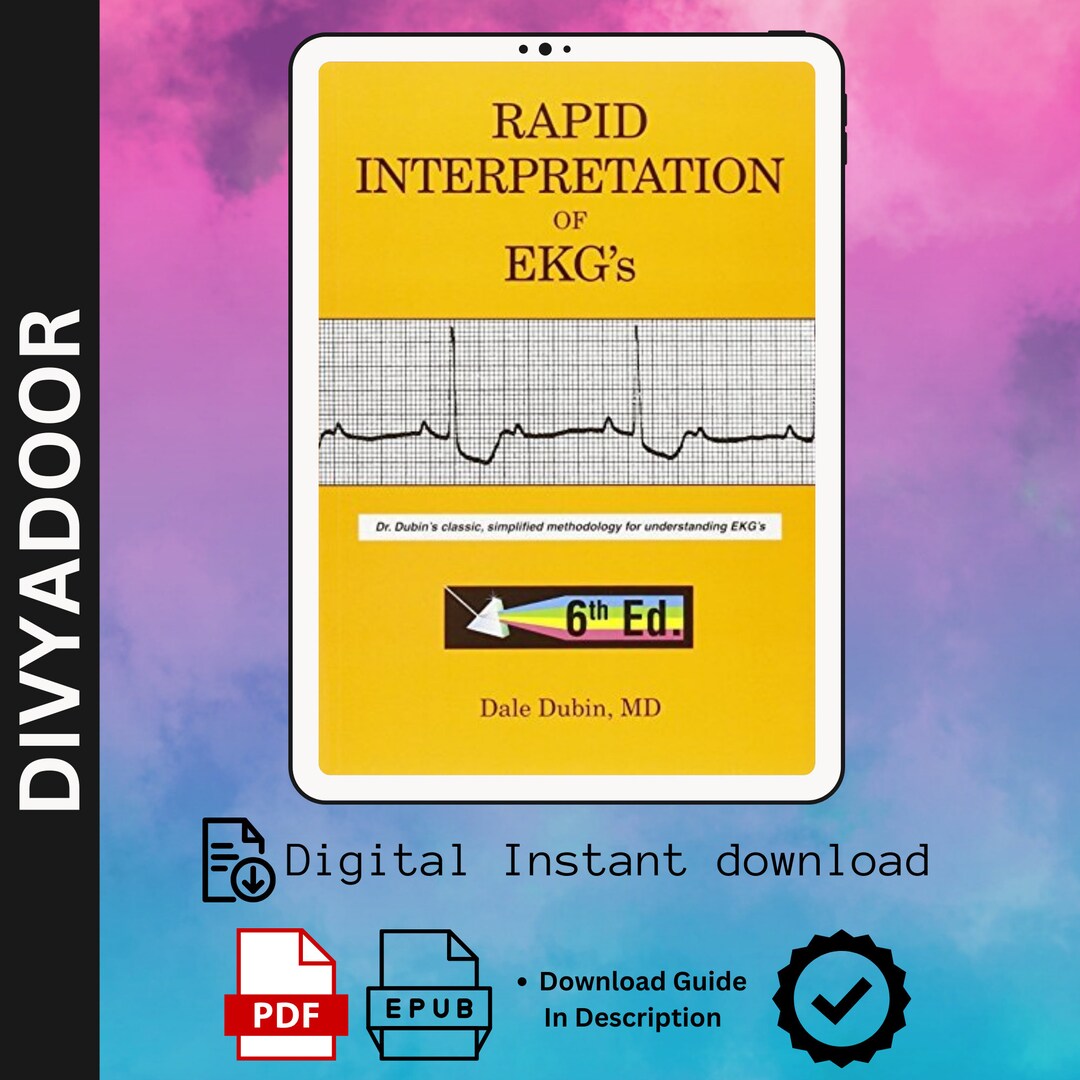 Rapid Interpretation Of Ekgs 6th Etsy