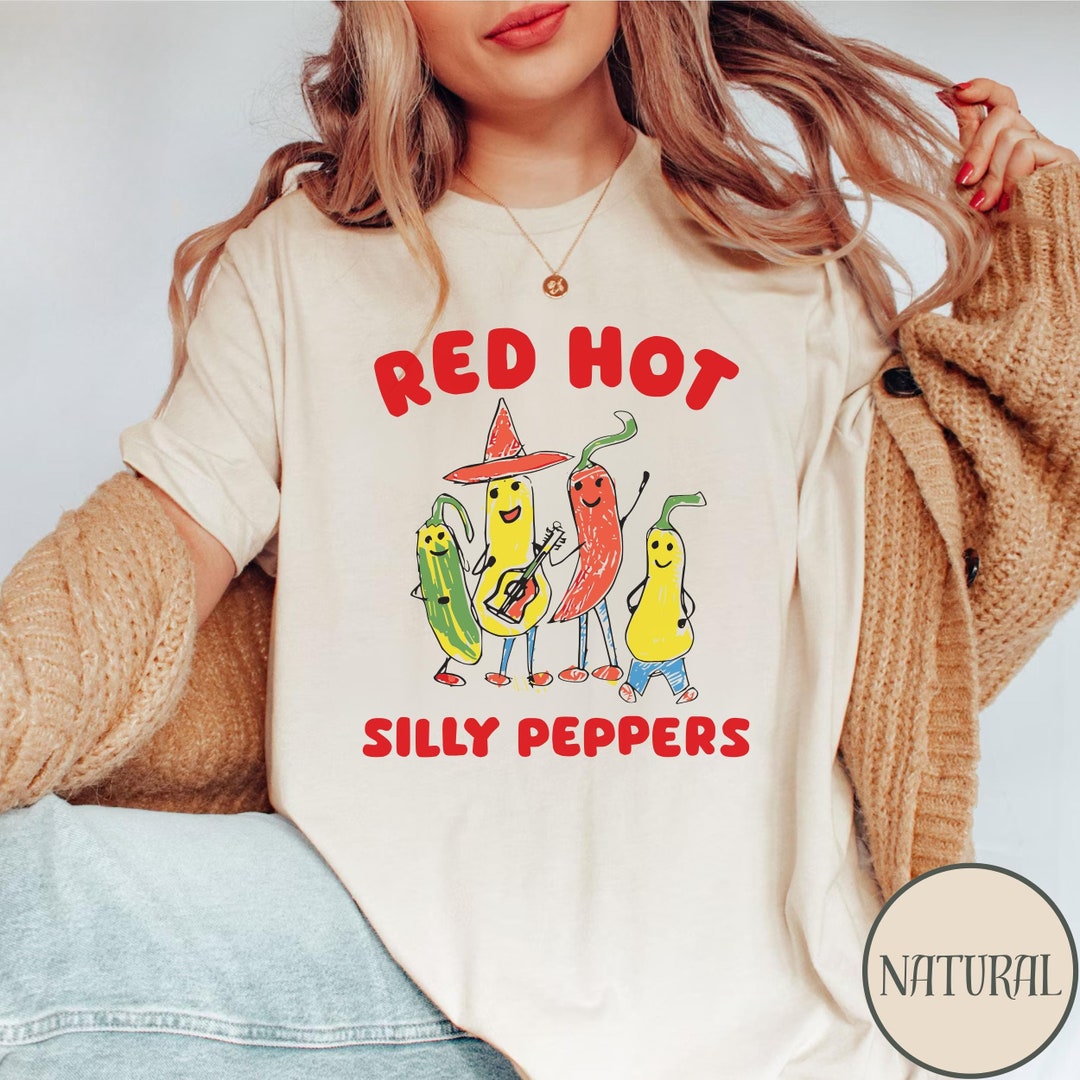 Funny Meme Tshirt, Red Hot Silly Peppers Tshirt, Trending Funny Dependa ...
