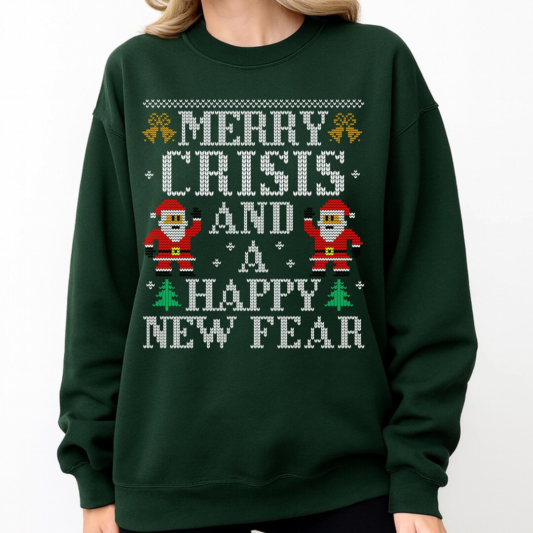 Merry Crisis and a Happy New Fear Funny Work Christmas Dinner ...