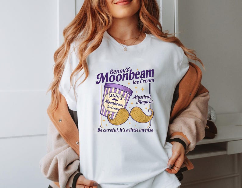 Benny’s Moonbeam Ice Cream PNG, Magical Ice Cream SVG, Retro Dessert ...