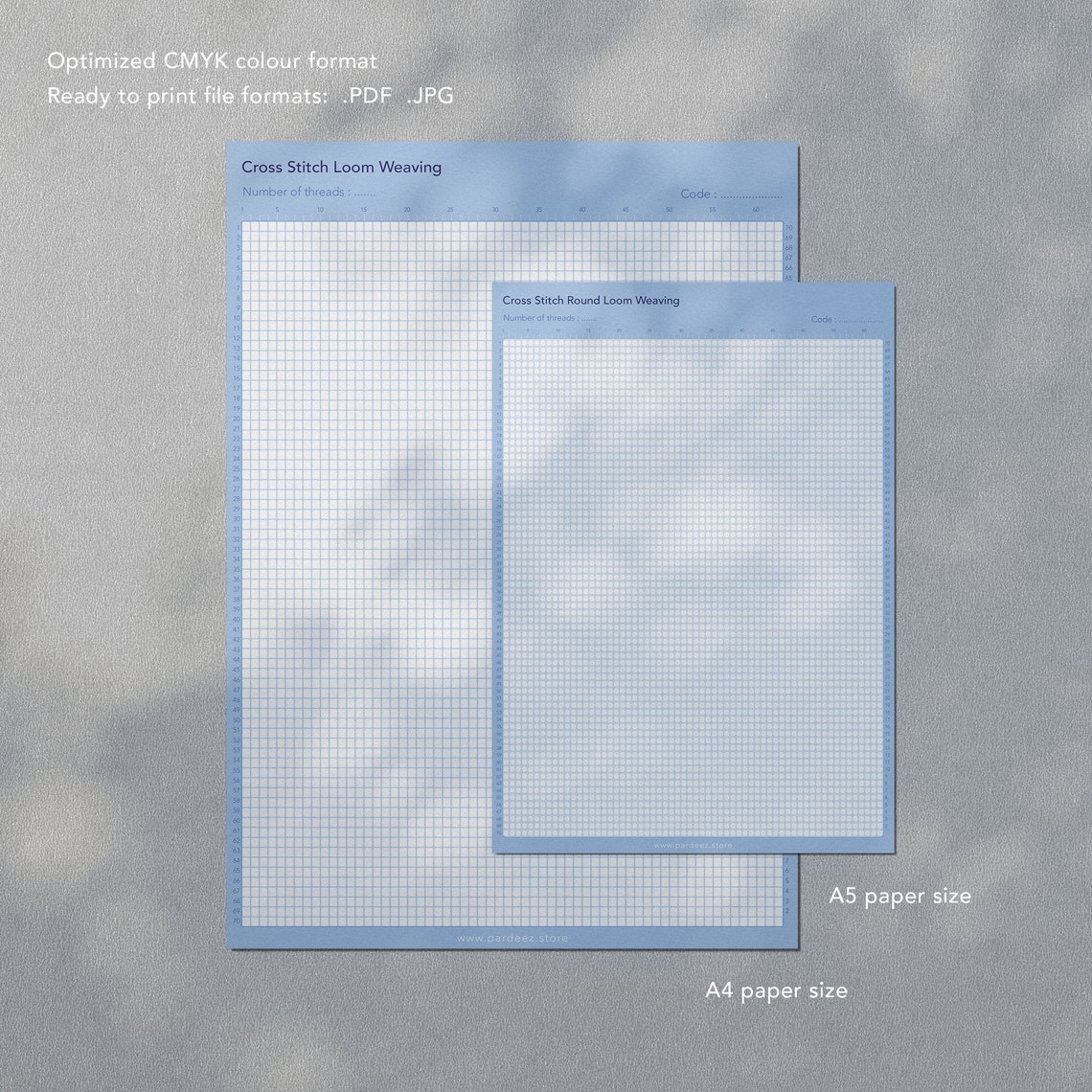 Printable Beadwork Crafting Patterns Bundle - 10 Templates for Beaded ...