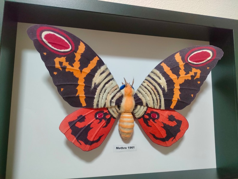 Mothra Kaiju Taxidermy Crafts Mothra 1961 in Frame. - Etsy