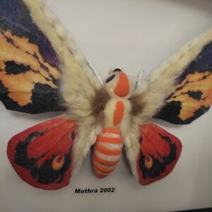Mothra Kaiju GMK Mothra Taxidermy Crafts Mothra 2002 GMK in Frame. - Etsy