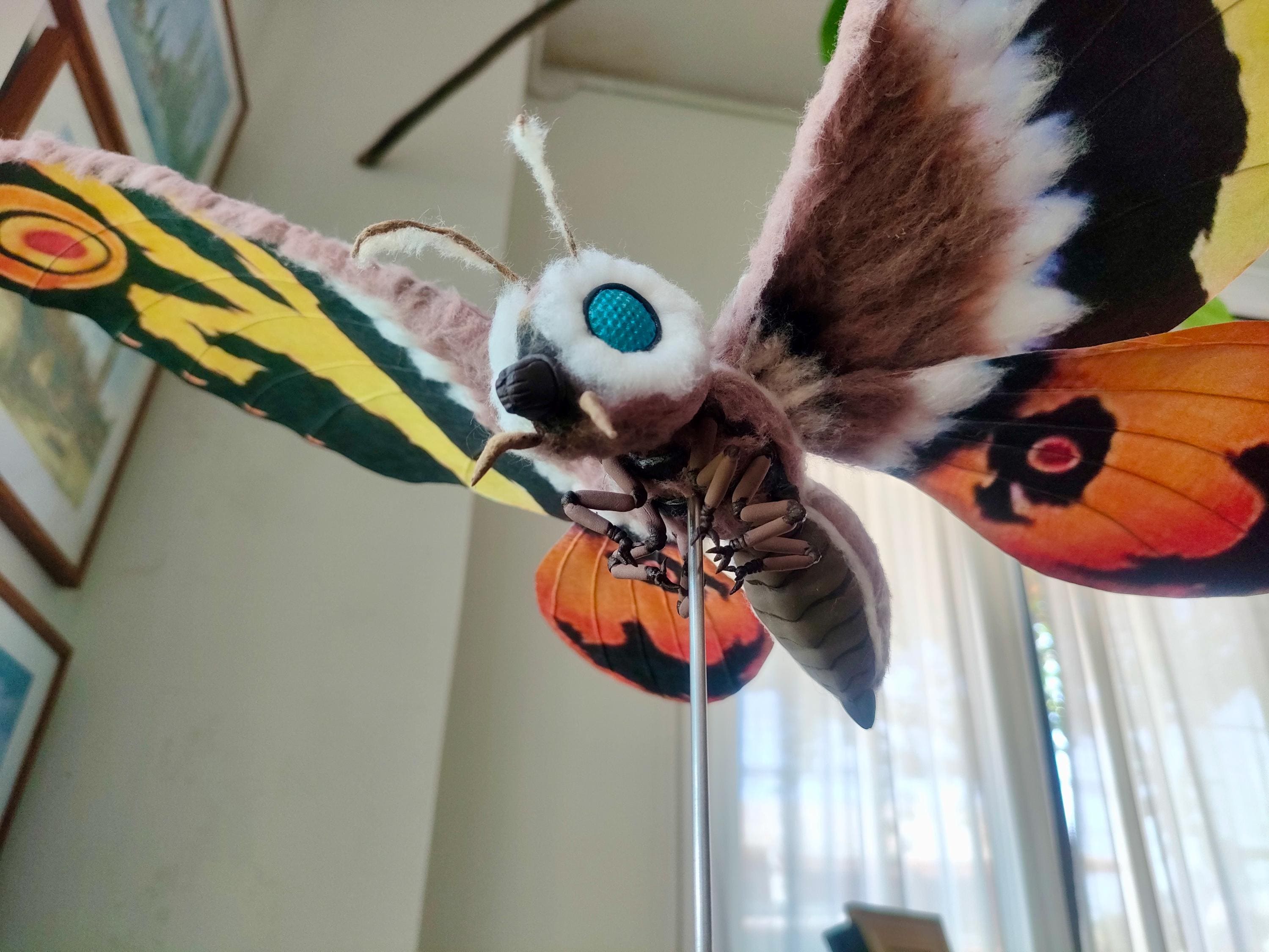 Mothra 2003 Tokyo SOS Statue. 70cm Wingspan. Realistic Mothra With ...