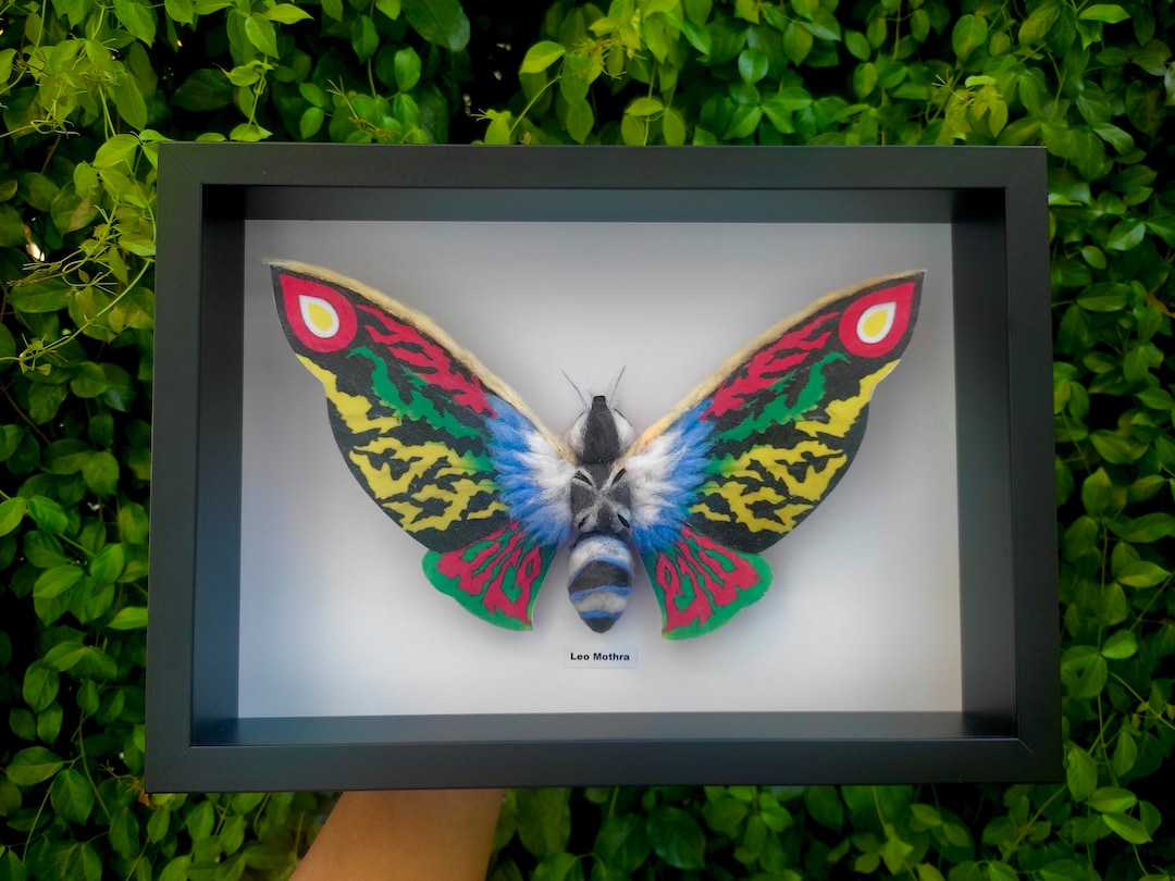 Mothra Kaiju Leo Mothra Taxidermy Crafts Rebirth of Mothra in Frame. - Etsy
