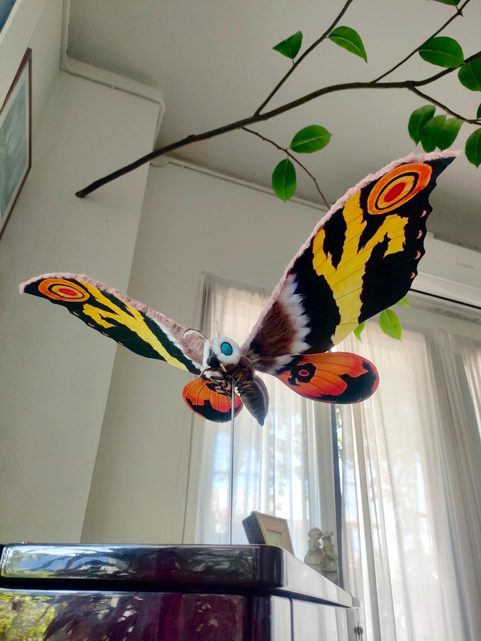 Mothra 2003 Tokyo SOS Statue. 70cm Wingspan. Realistic Mothra With ...
