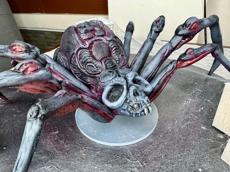 Titanus Abaddon Sculpture. Kong Survivor Instinct Villain. Spider Titan ...