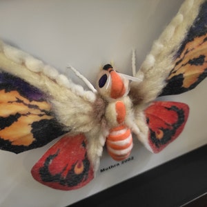 Mothra Kaiju GMK Mothra Taxidermy Crafts Mothra 2002 GMK in Frame. - Etsy