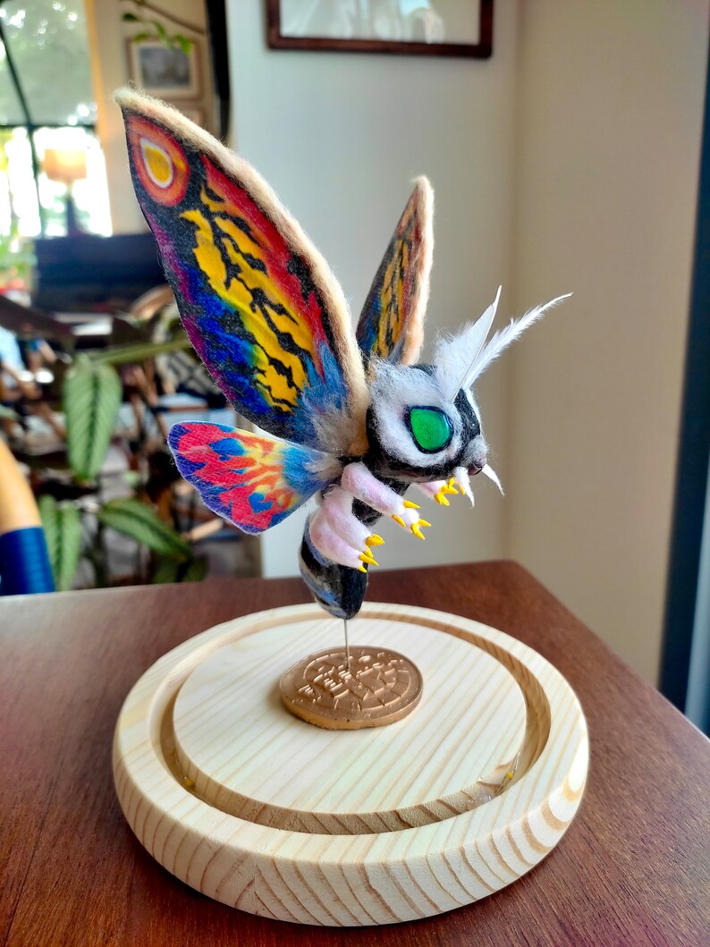 Rainbow Mothra Chibi Mothra in Glass Dome Decorations. - Etsy