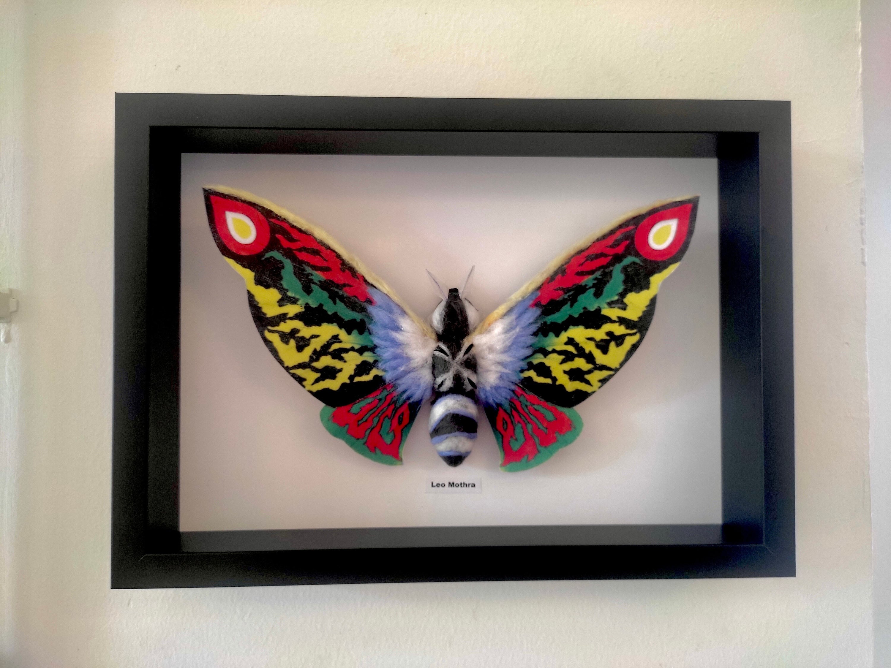 Mothra Kaiju Leo Mothra Taxidermy Crafts Rebirth of Mothra in Frame. - Etsy
