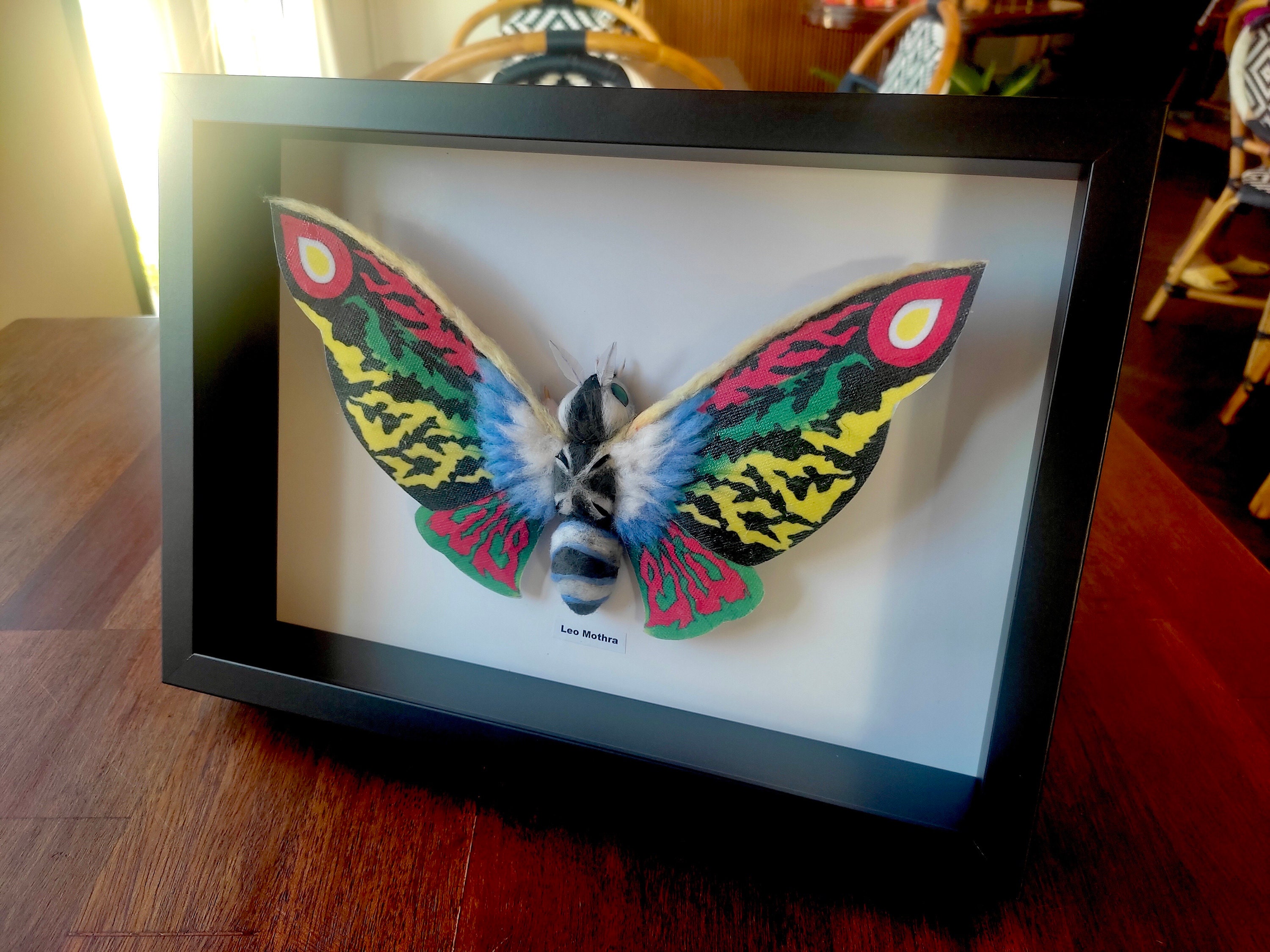 Mothra Kaiju Leo Mothra Taxidermy Crafts Rebirth of Mothra in Frame. - Etsy
