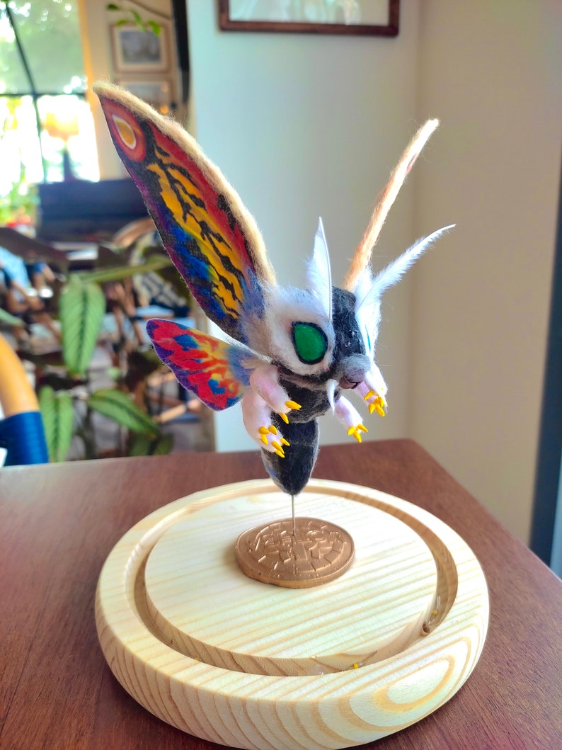 Rainbow Mothra Chibi Mothra in Glass Dome Decorations. - Etsy