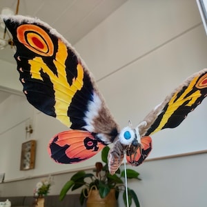 Mothra 2003 Tokyo SOS Statue: Realistic Silk Fur Sculpture - Etsy
