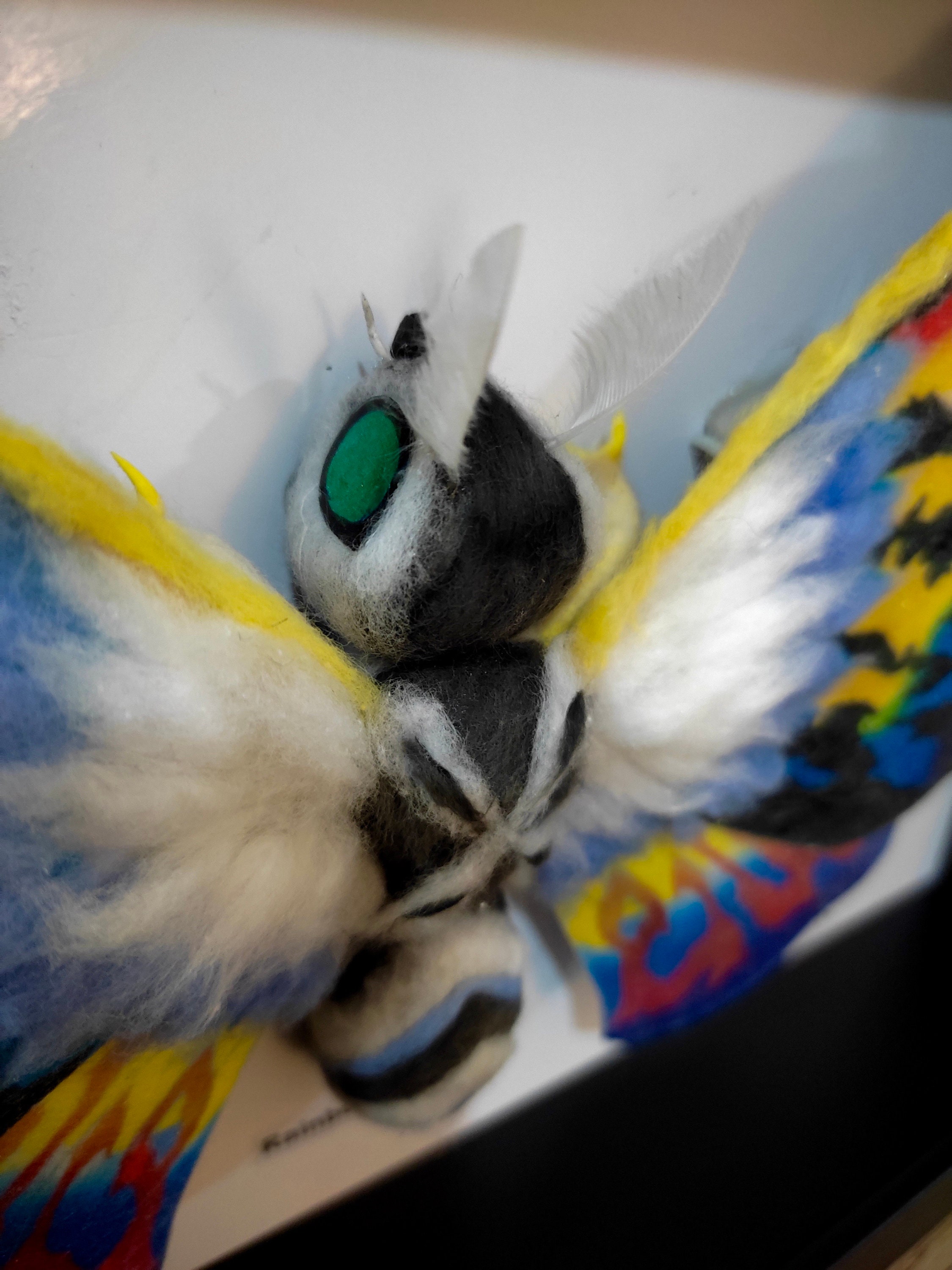 Mothra Kaiju Rainbow Mothra Taxidermy Crafts Rebirth of Mothra 1997 in ...