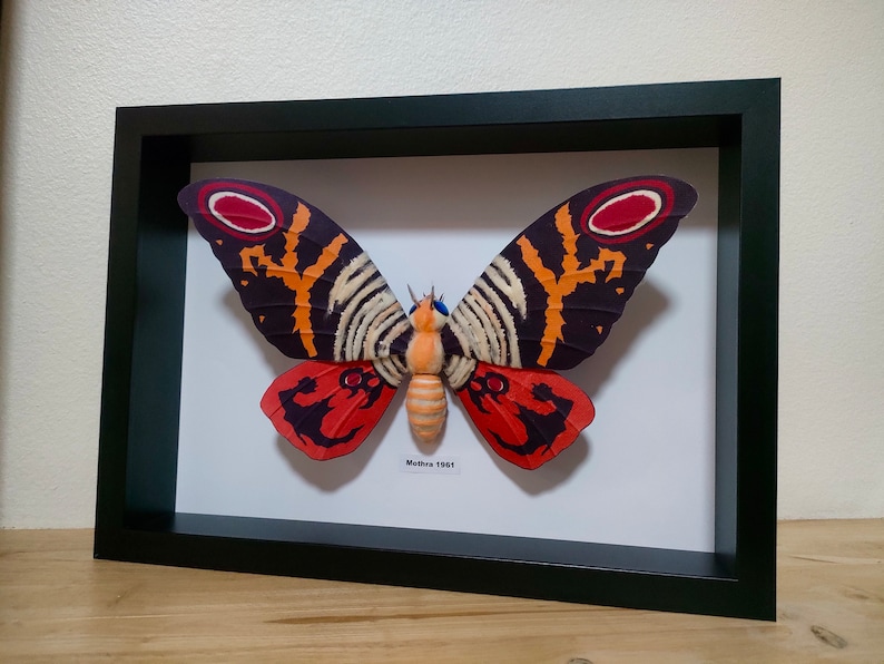 Mothra Kaiju Taxidermy Crafts Mothra 1961 in Frame. - Etsy