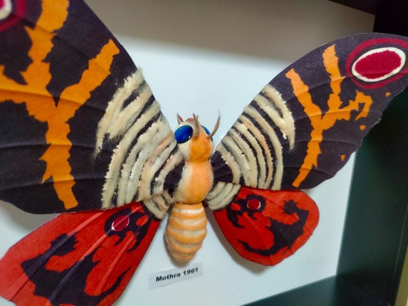 Mothra Kaiju Taxidermy Crafts Mothra 1961 in Frame. - Etsy