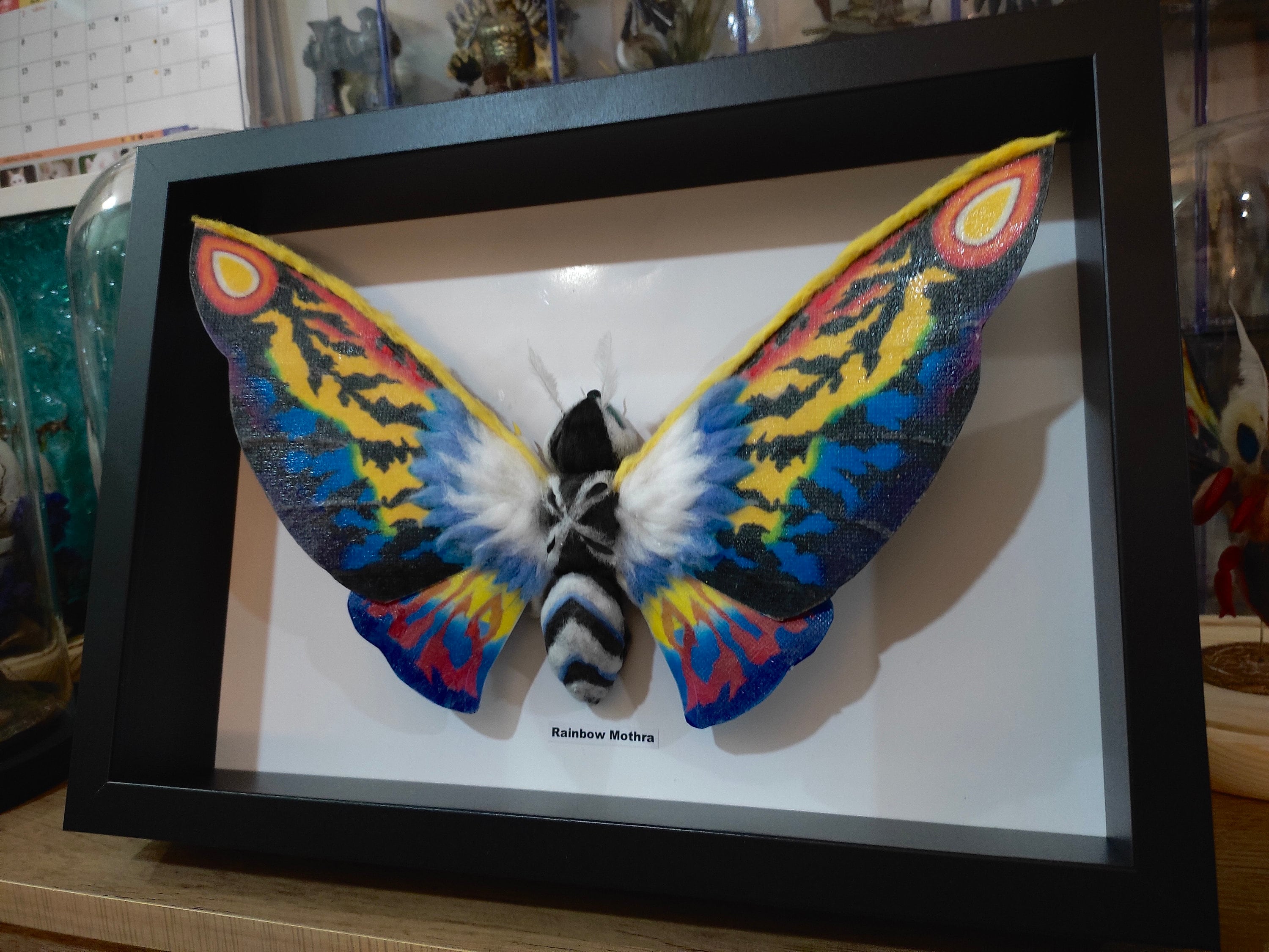Mothra Kaiju Rainbow Mothra Taxidermy Crafts Rebirth of Mothra 1997 in ...