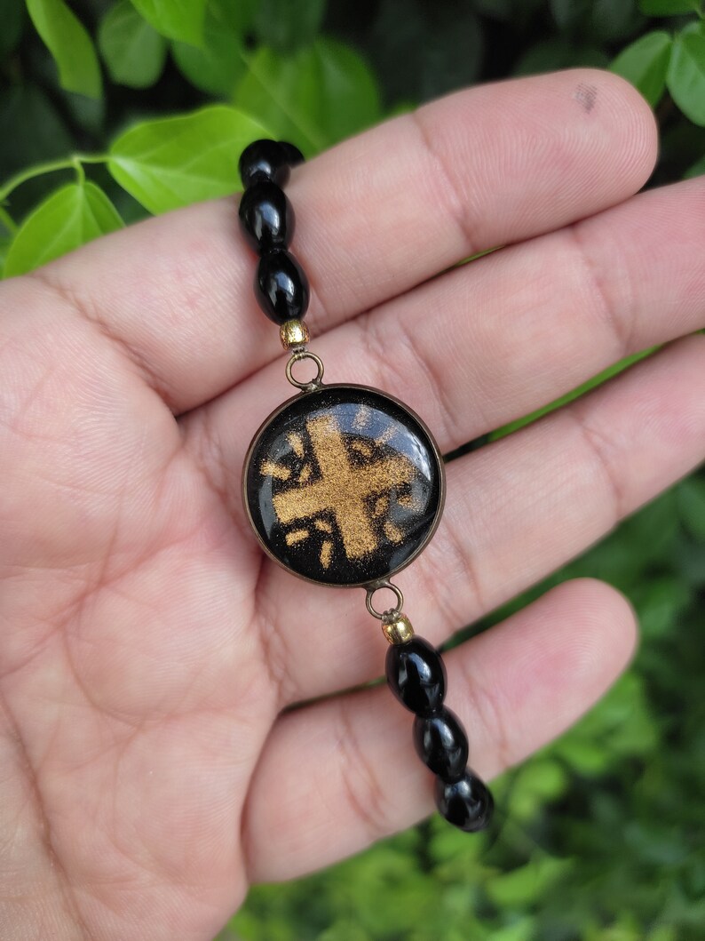 Mothra Symbol Bracelet Lucky Stone Bracelet. - Etsy