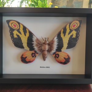 Mothra Kaiju Taxidermy Crafts Mothra 2003 Tokyo SOS in Frame. - Etsy