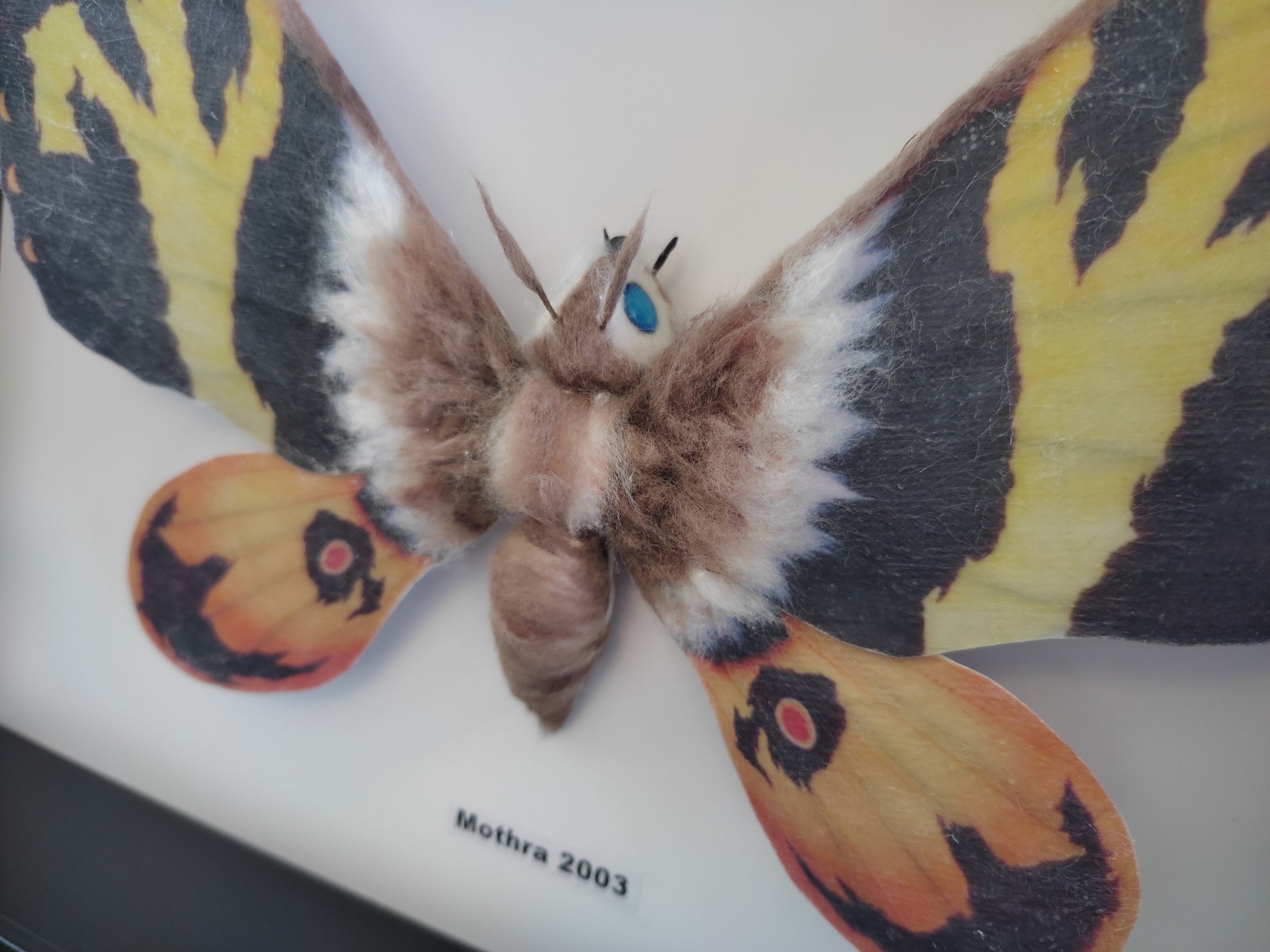 Mothra Kaiju Taxidermy Crafts Mothra 2003 Tokyo SOS in Frame. - Etsy