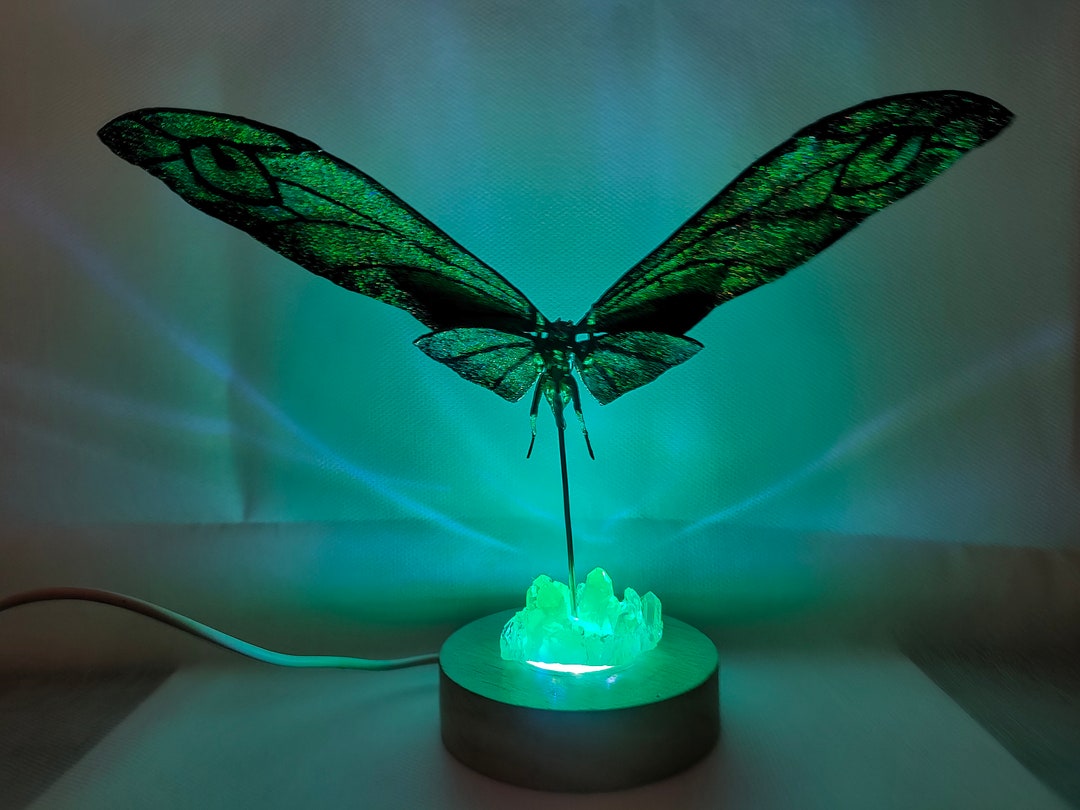 Mothra 2019 SH Monsterarts Mothra Custom and Repainted, Electric Lamp ...