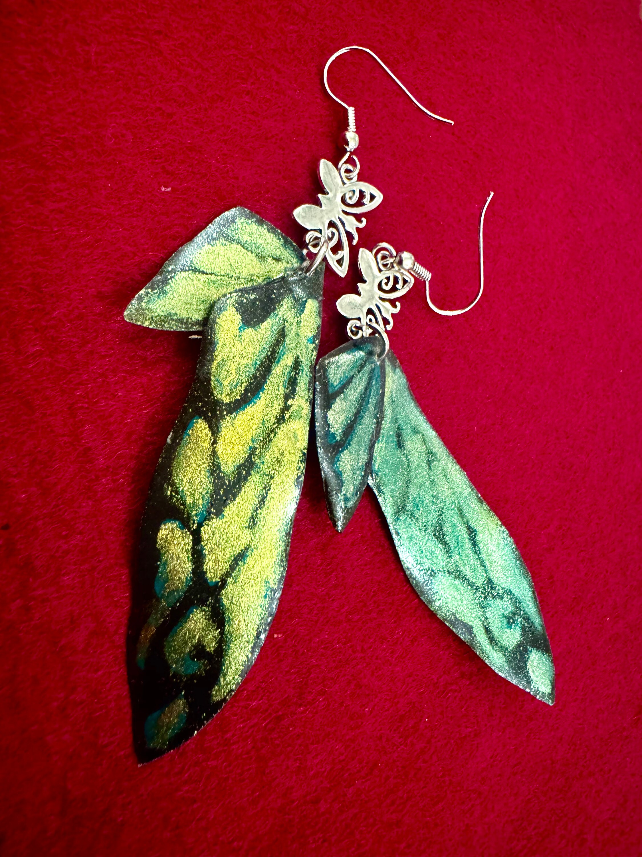 Mothra 2019 Mothra Hatched From Cocoon Color Wings Earring. - Etsy