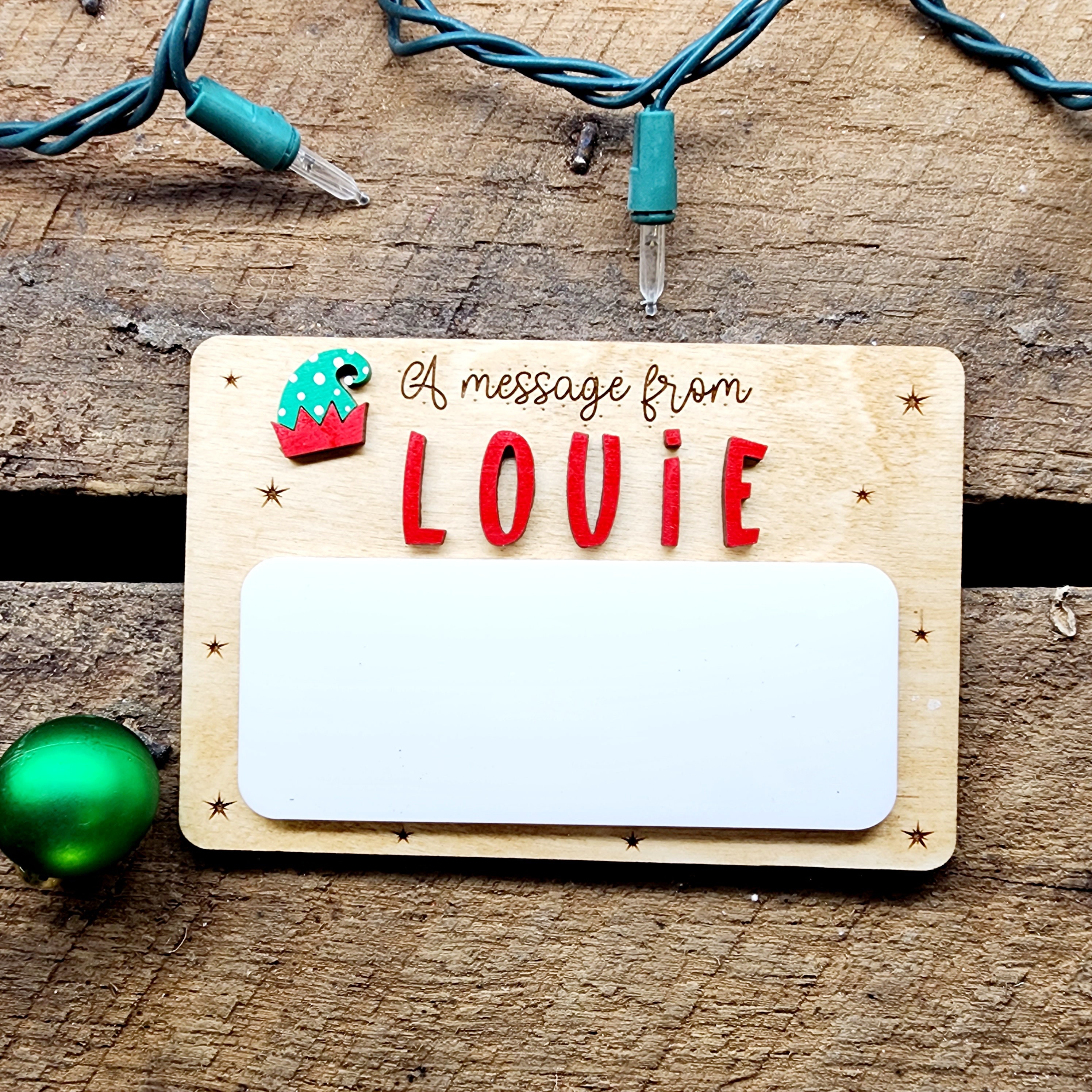 Elf Message Board Set Laser Cut File/pdf, Svg, Dxf/personalized Elf ...
