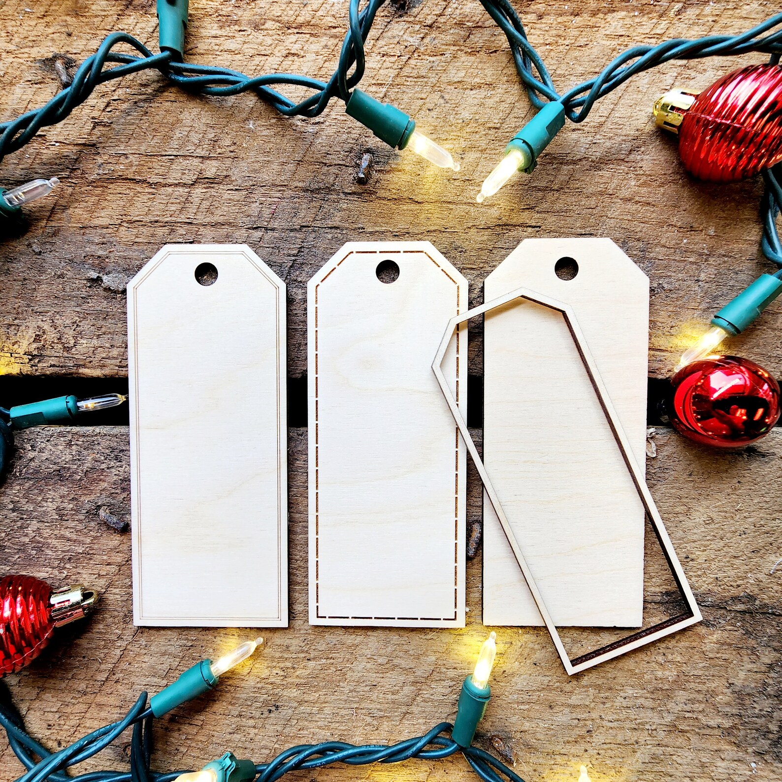 Christmas Stocking Tag Cut File, Layered Stocking Tags Template, Skinny ...