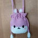 Handbag, Bag Rabbit Crochet, Bag Bunny, Cute Animal Crossbody, Cartoon ...