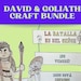 BILINGUAL DAVID & GOLIATH Craft Bundle Bible Verse, Sunday School ...