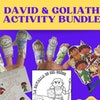 BILINGUAL DAVID & GOLIATH Craft Bundle Bible Verse, Sunday School ...