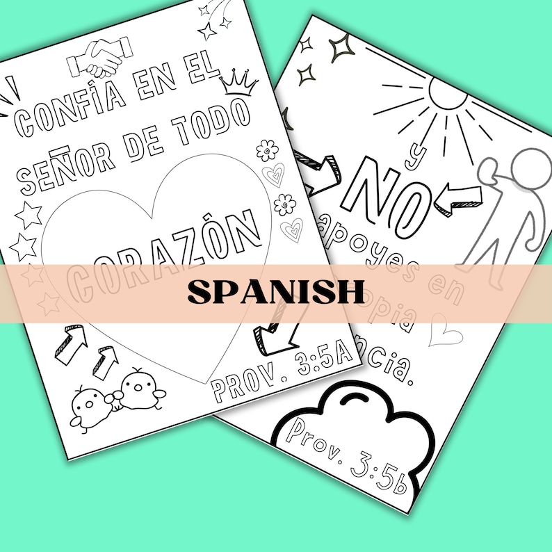 Bilingual Sunday School Activity, Bilingual Coloring Pages, Memory ...
