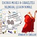 Exodus Bilingual Lesson Bundle, Moses & the Israelites, Lesson, Visual ...