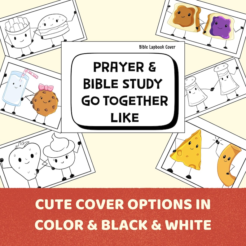 Bible Basics Lapbook | Kids Printable Scripture Activity (digital ...
