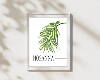 Hosanna in the Highest, Printable Easter Art, LDS Wall Art, Christian ...