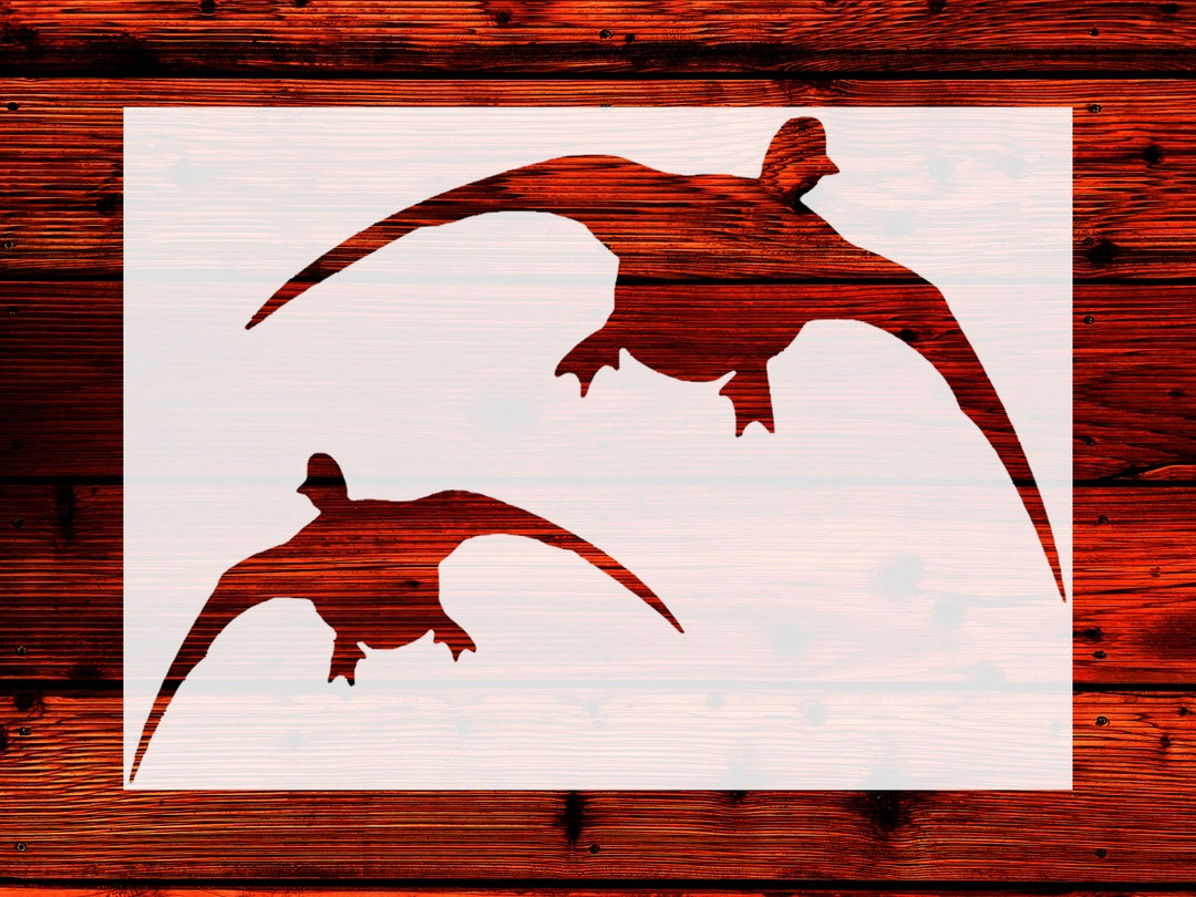Ducks Flying Reusable Stencil Sheet Arts and Crafts Material - Etsy