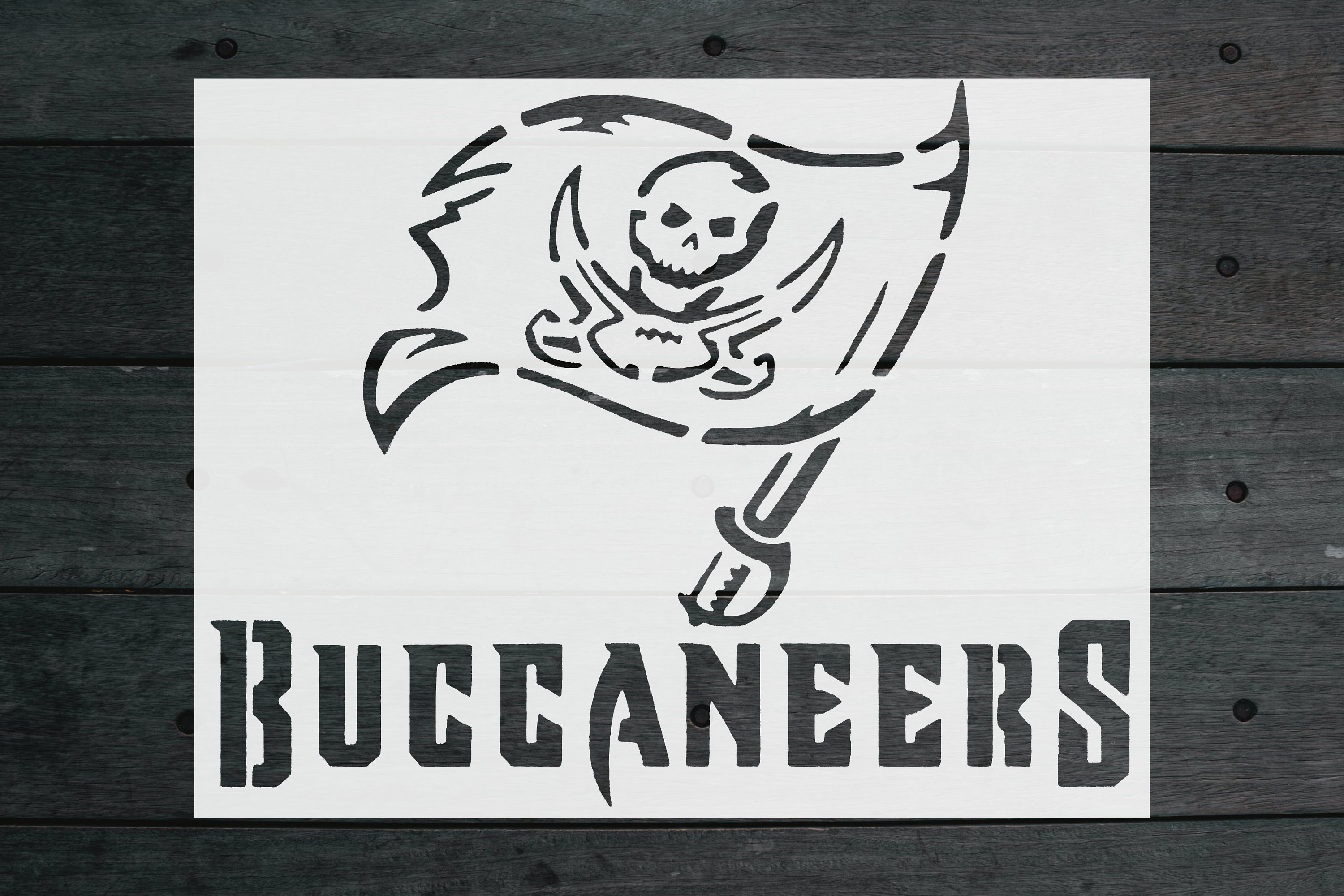 TP Bay Buccaneers Stencil Artistic Versatile DIY Art Supplies Dynamic ...