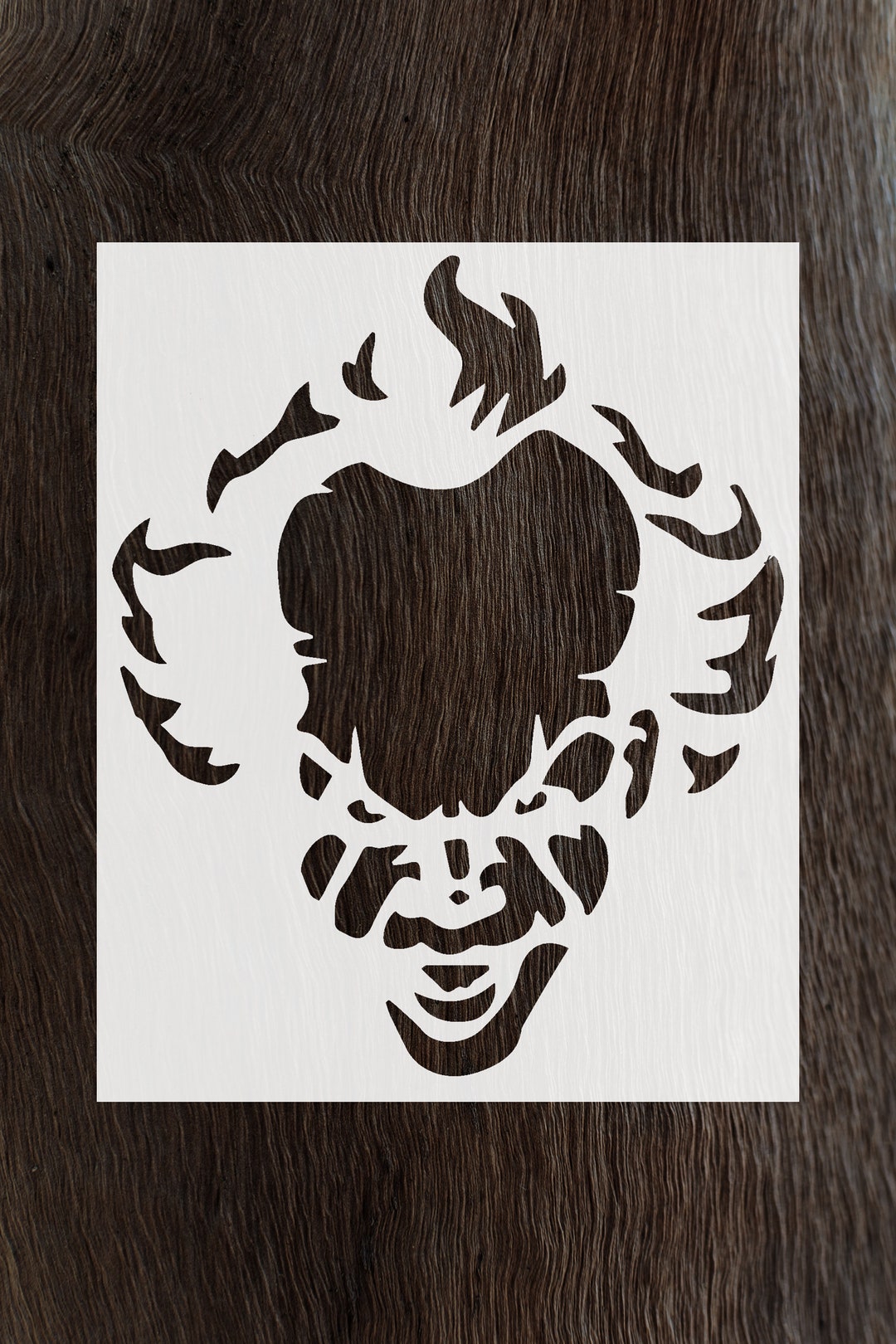 Clown Stencil for 6x5 Inch Drawings Creative Clown Stencil for 6x5 Inch ...