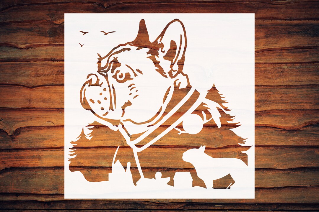 Comprehensive Bulldog Stencil Set for DIY Art Projects and Home Decor ...