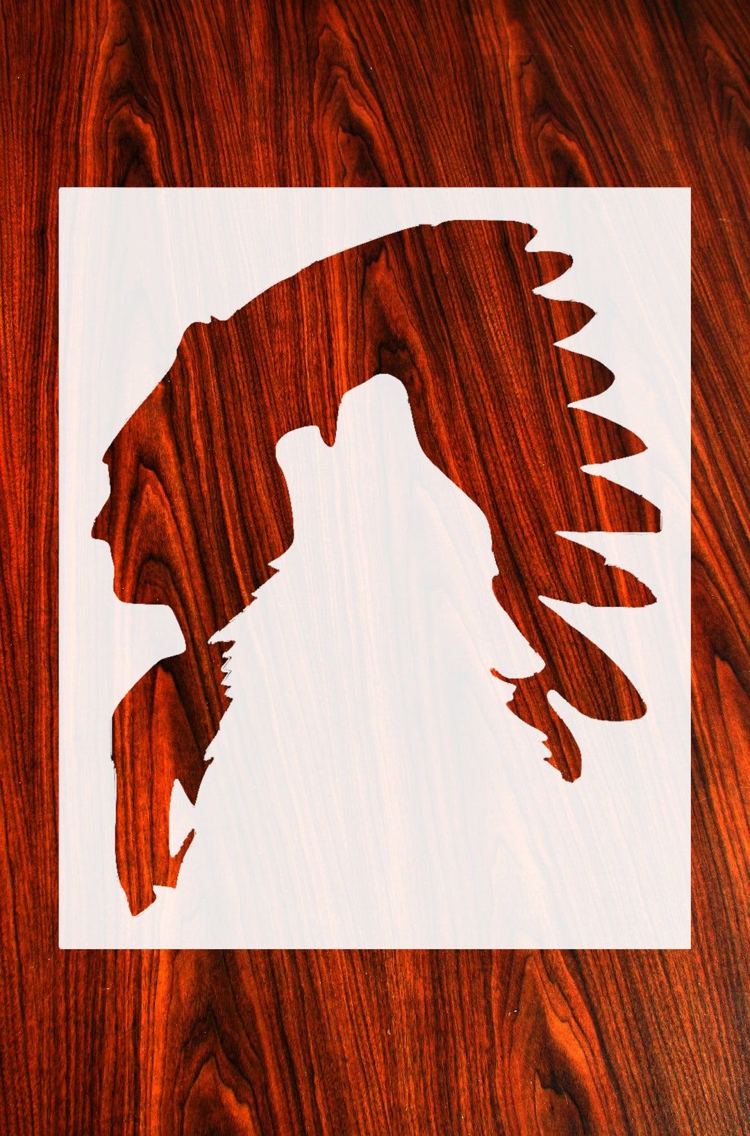 Wildlife Whispers Stencil Set Enchant Your Creations With the 5x6 Wolf ...