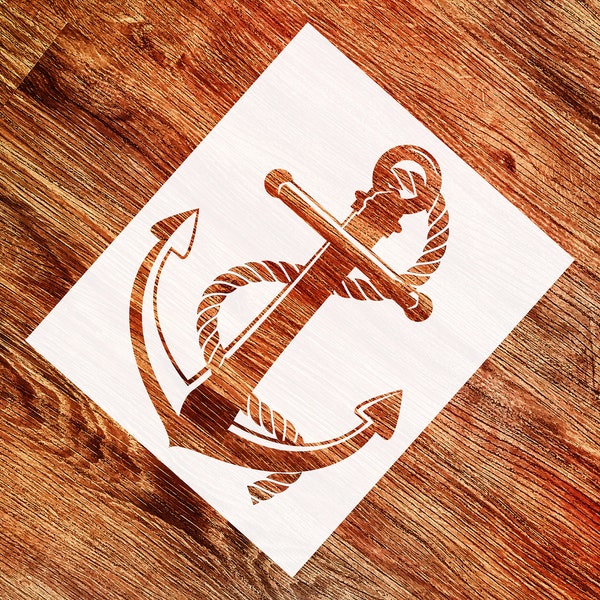 Anchor Stencil - Etsy