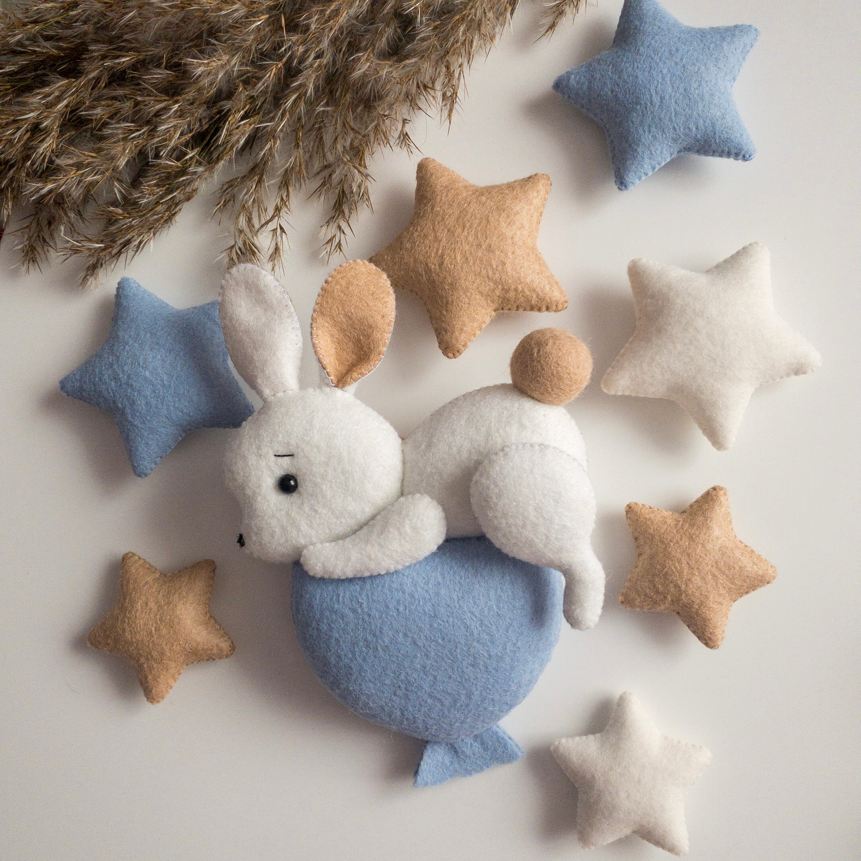 Unique Baby Mobile for Boy Baby Mobile Animals Baby Crib Mobile Blue ...