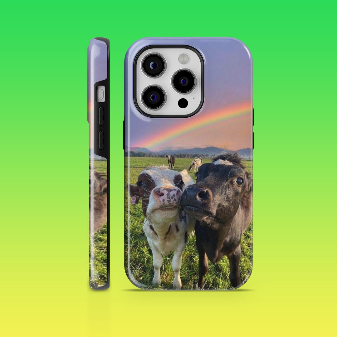 Sturdy Farm Animals Phone Case Cow Pattern Phone Cover for iPhone 15 ...