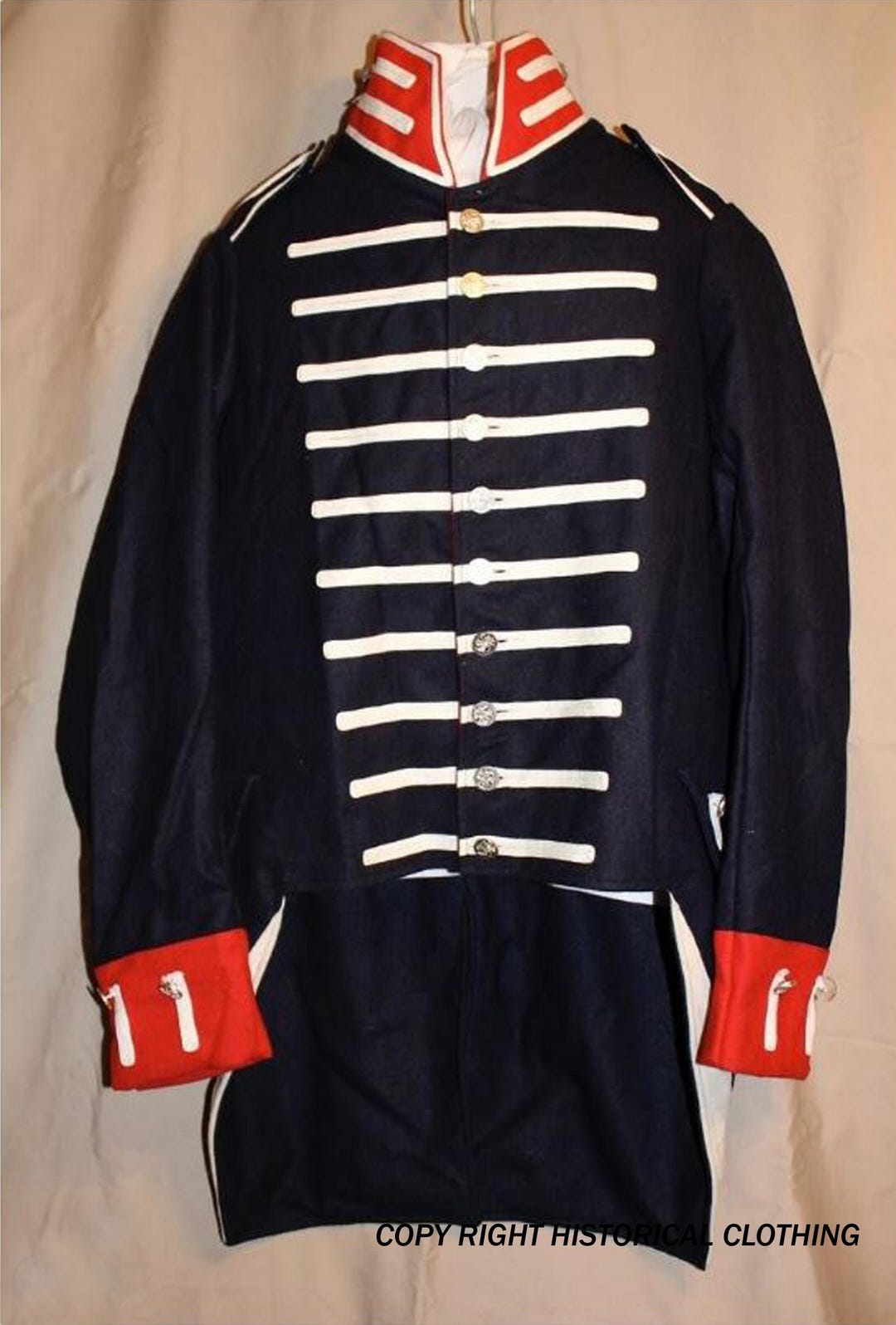 Us Pattern 1812 Infantry Coat War of 1812 Uniform Jacket - Etsy