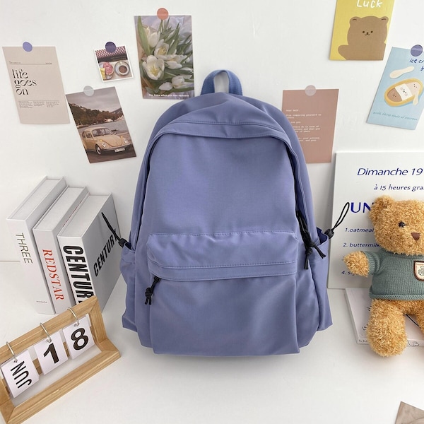 Korean Student Backpack - Etsy