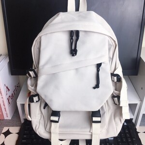 Canvas School Backpack: Vintage Travel Rucksack, Laptop Bag - Etsy