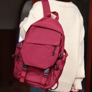 Canvas School Backpack: Vintage Travel Rucksack, Laptop Bag - Etsy